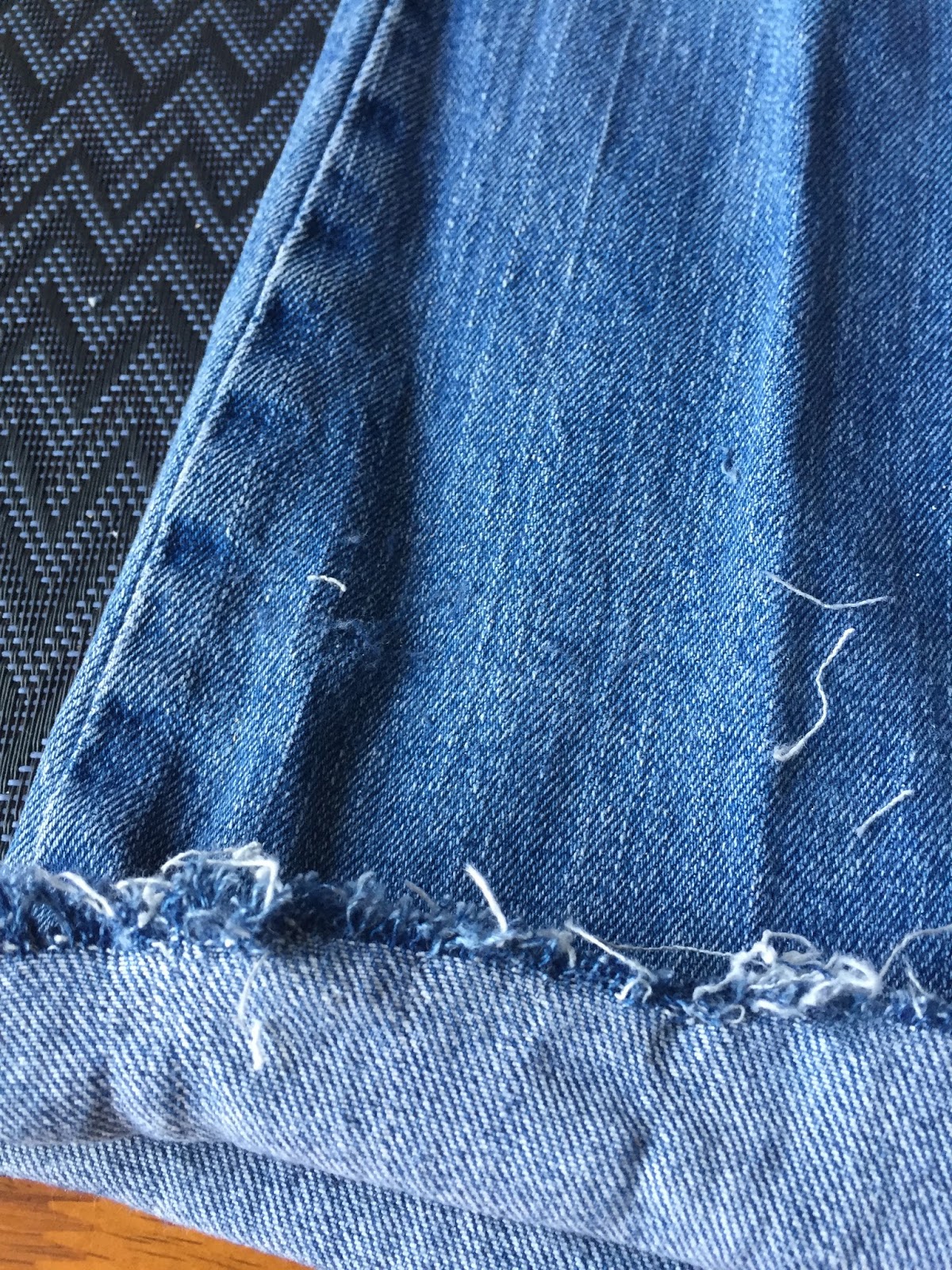 DIY Jean Distressing — life according to francesca