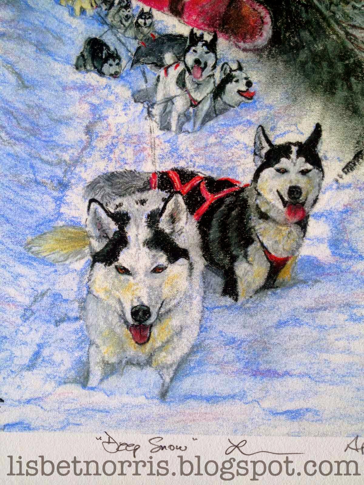 Lisbet Norris - Anadyr Siberians Blog: 2015 Iditarod Fundraising Print