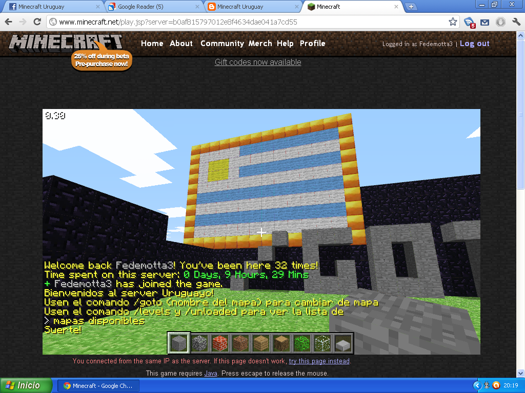 Minecraft Uruguay: Estructuras del Server