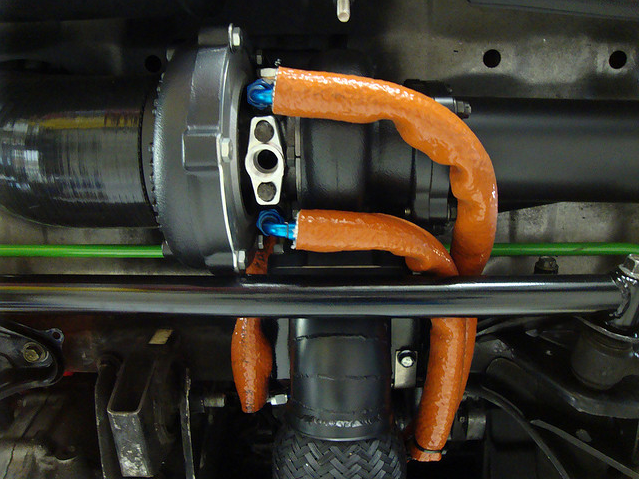 BlackTrax Projects: Project Pics: David's Twincharged AW11 Hot Side Work