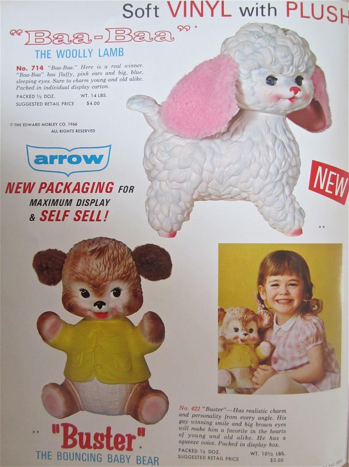 Things That Squeak: Arrow Rubber and plastics, Edward Mobley, catalog 1966