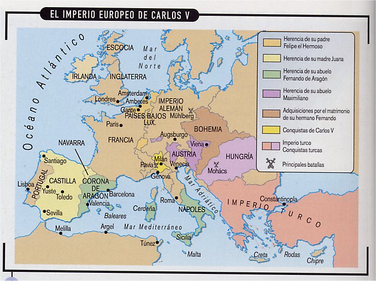 Ambito Socio-Lingüistico: Imperio carlos V