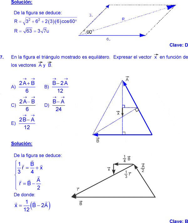 EJERCICIOS DE VECTORES RESUELTOS PDF