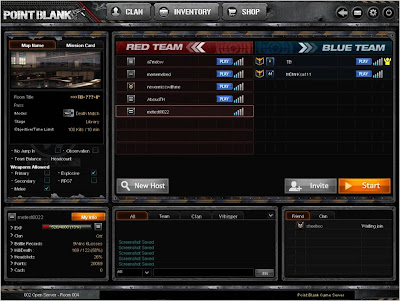 Point Blank Memes: Nova Interface:: O PB de cara nova!