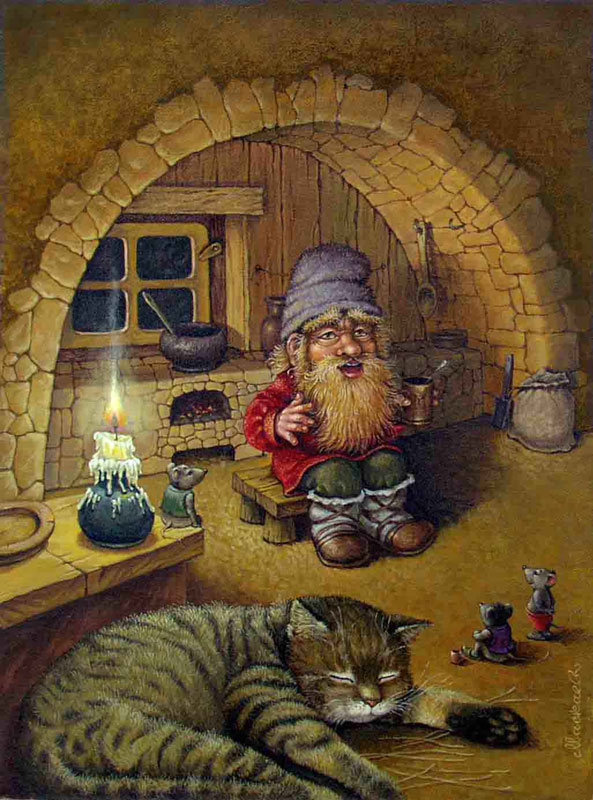 Pinzellades al món: Il·lustracions d'Alexander Maskaev: gnomos, nans i ...