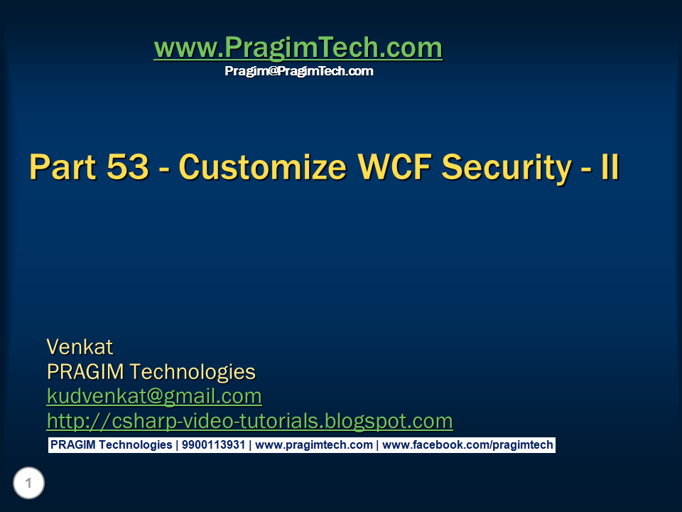 Sql Server Net And C Video Tutorial Part 53 Configure Nettcpbinding To Use Message Security