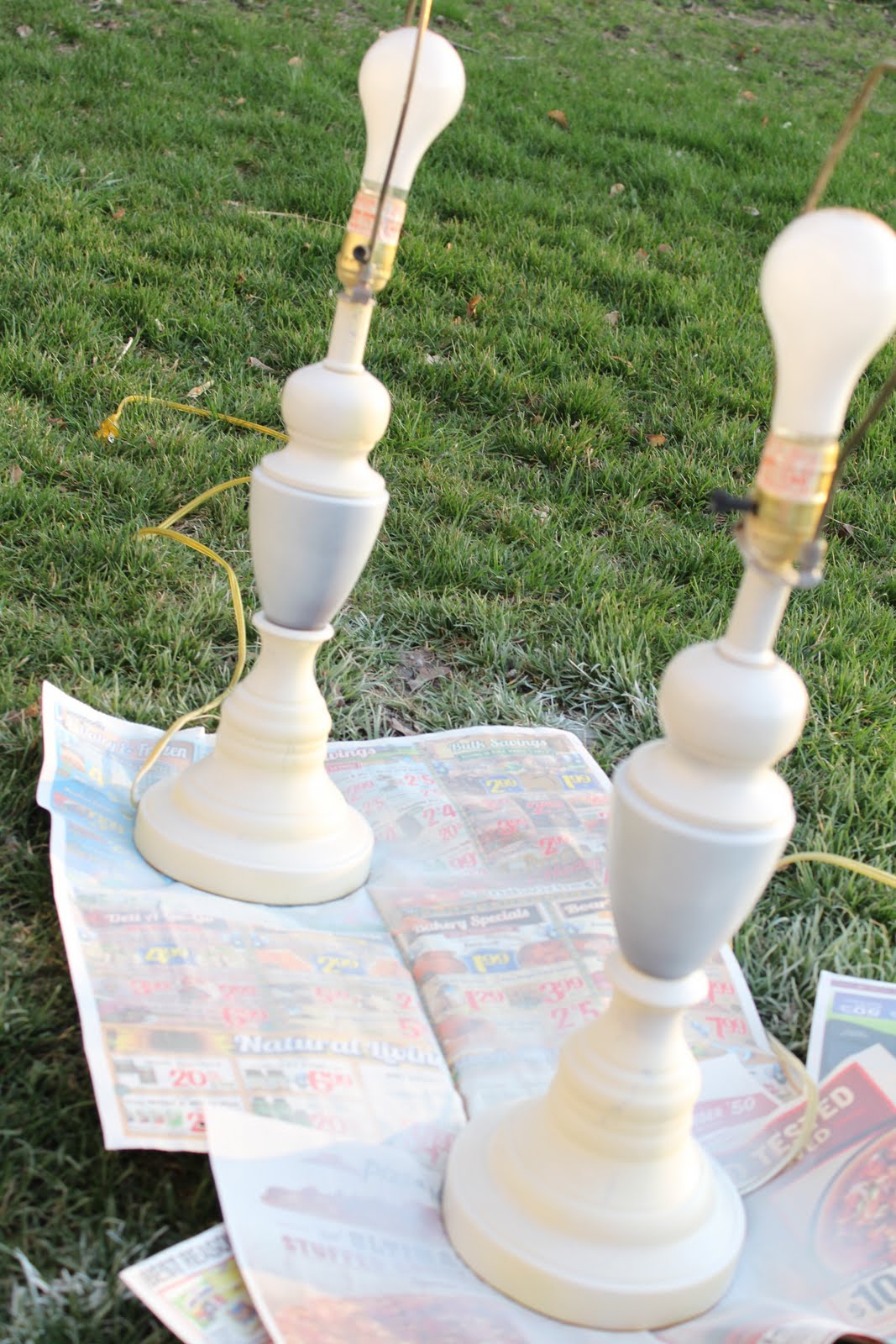 do it yourself divas: DIY: Old Lamp Transformation