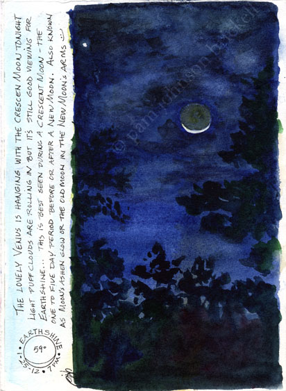 Artists' Journal Workshop: Earthshine