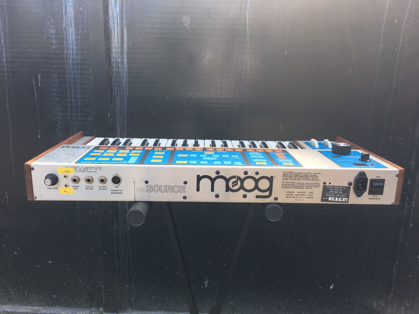 MATRIXSYNTH: Modded MOOG SOURCE *ANALOG SYNTH & MANUAL SN 1454x