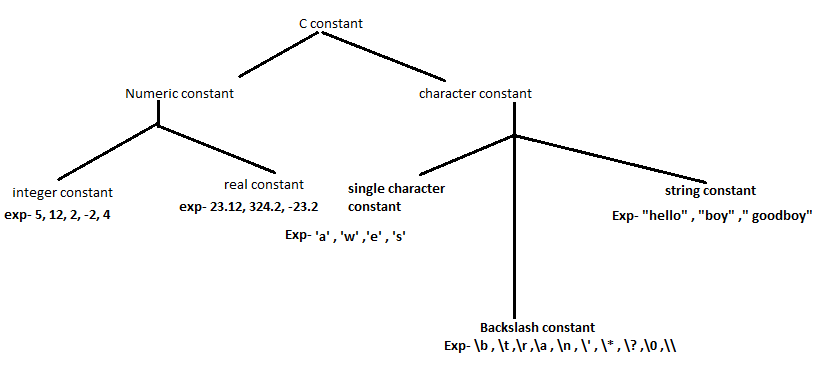 Overview Of Constants And Variables Of C Language Blogger Tips And Trick 24