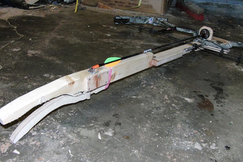 The Slingshot Channel: Project: Making a crossbow from an old compound bow