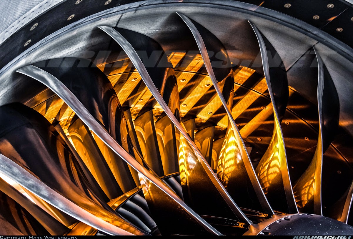 Boeing 777 blades - Blue Velvet