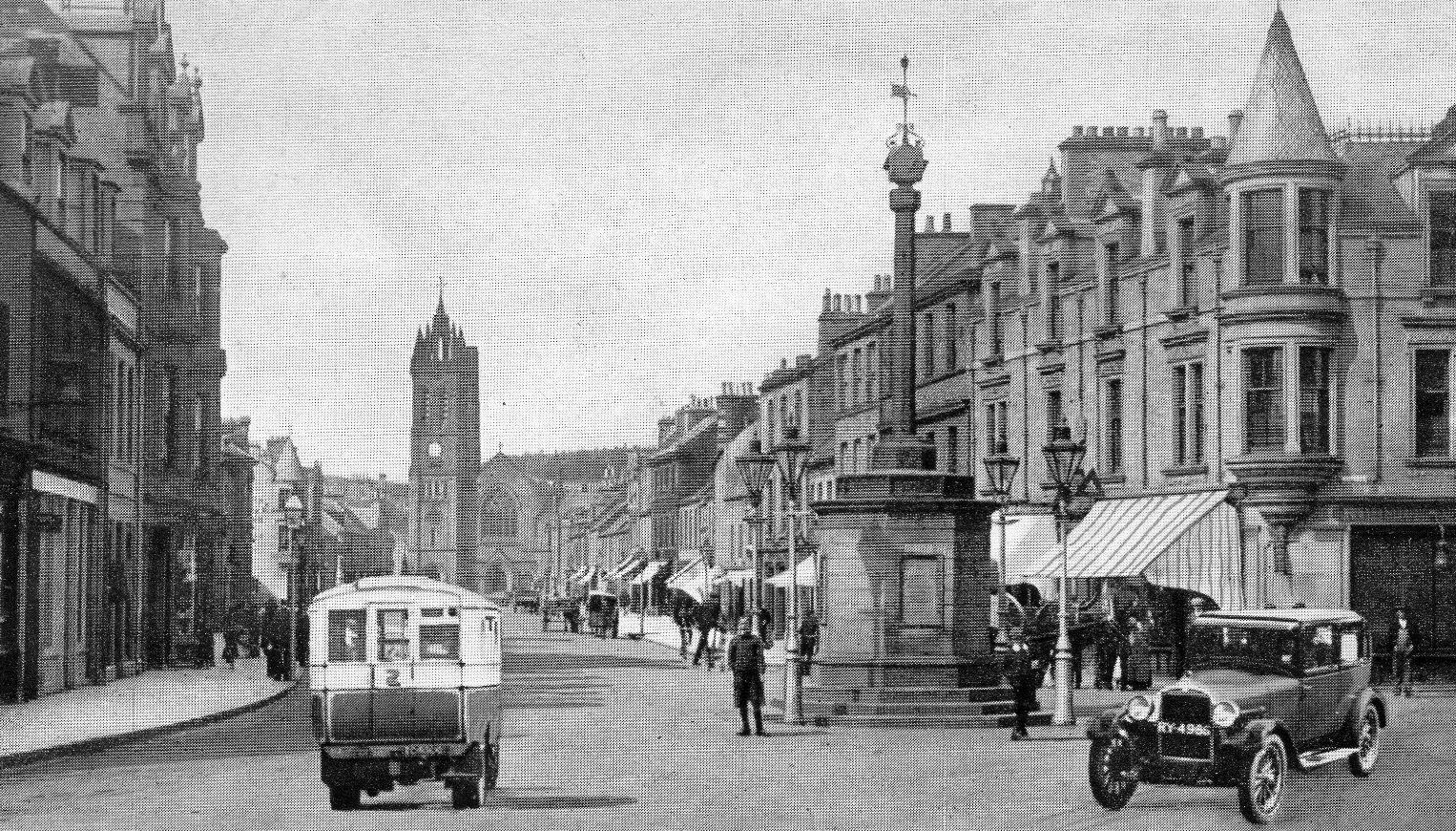 Tour Scotland: Old Photographs High Street Peebles Scotland