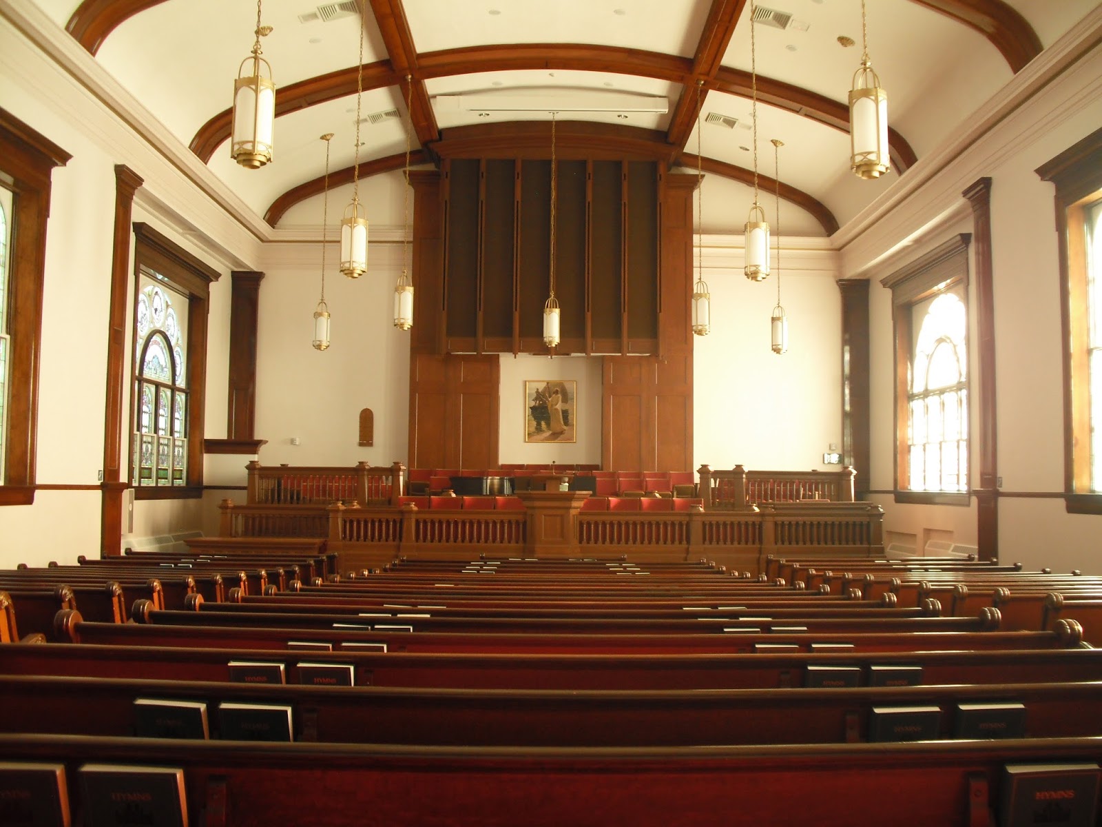 Historic LDS Architecture: Kaysville Tabernacle: Chapel Interior