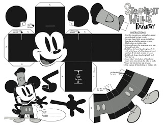 Paper Toy World BR: Mickey Mouse