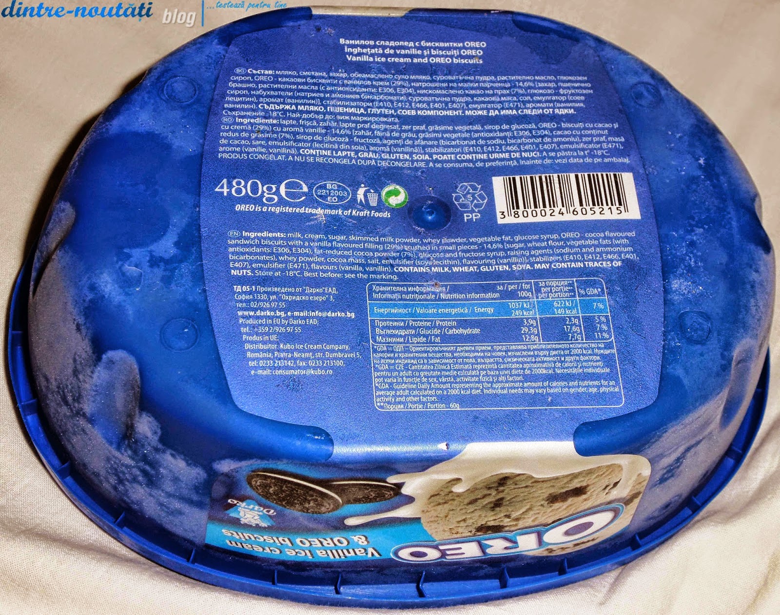 OREO Vanilla ice cream & OREO biscuits by Darko | D-Nblog. Păreri ...