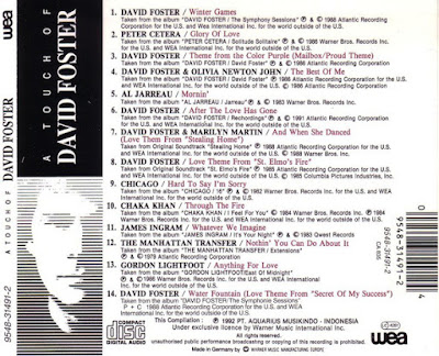 ENTRE MUSICA: DAVID FOSTER - A Touch of David Foster