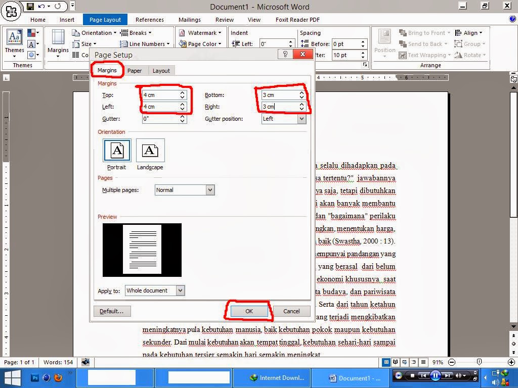 Cara Mengatur Margin di MS.Word | CKcreative