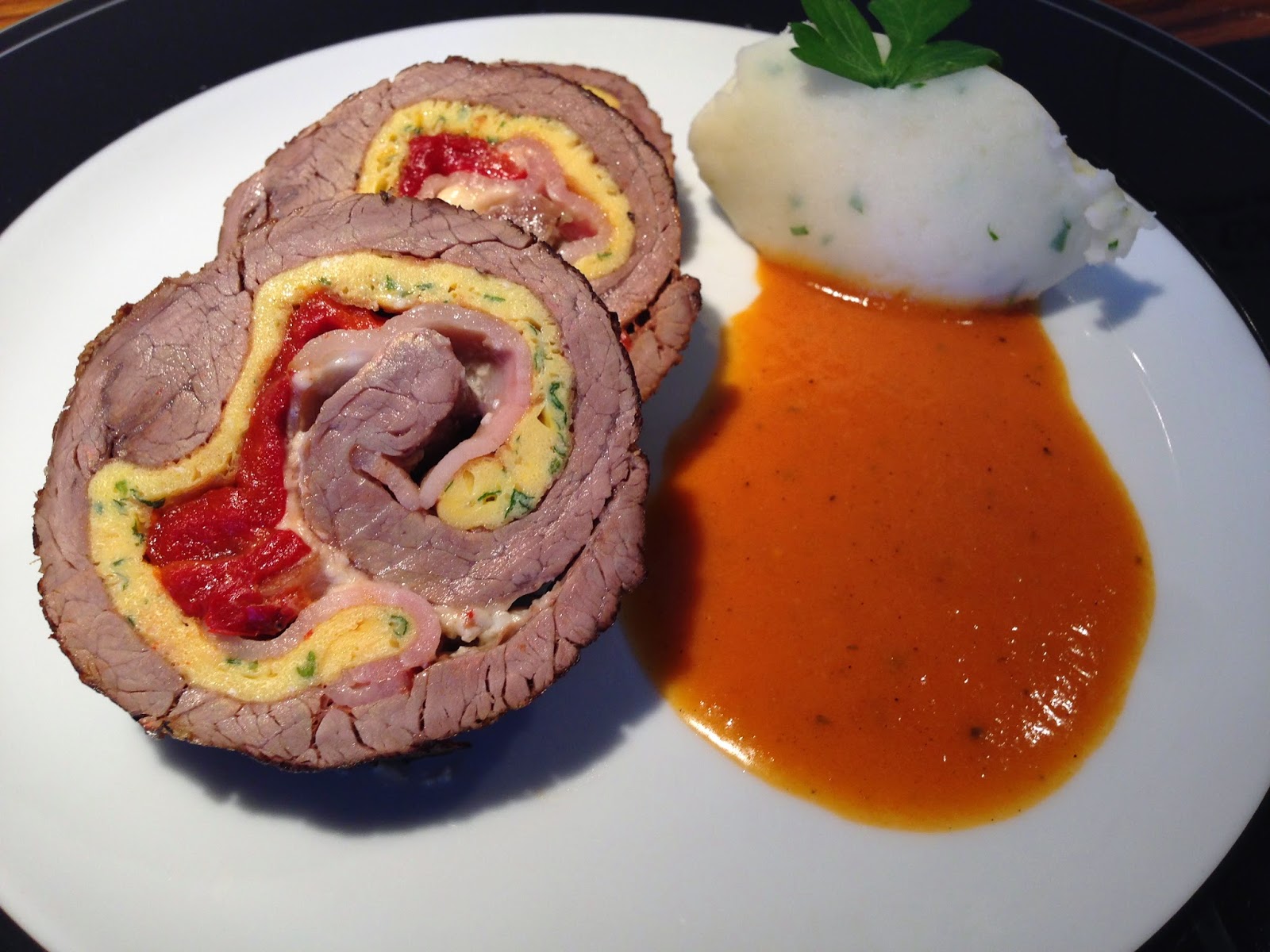 La Lengua de la Mariposa: ALETA DE TERNERA RELLENA, PASO A PASO.