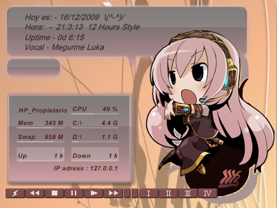 Rainmeter + Skins + Anime (Rainmeter Otaku) | ChibiBlog