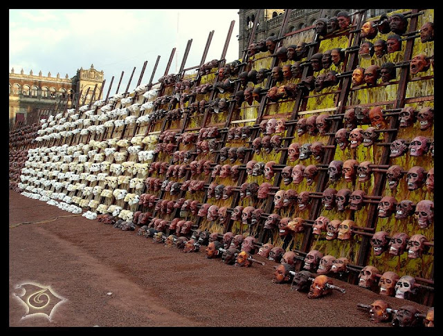 LAS PIEDRAS DE OJUELOS: "TZOMPANTLI"