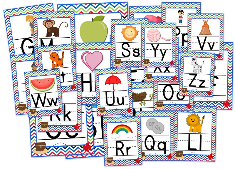 Pirate Themed Days of the Week FREEBIE and New Classroom Materials Pack ...