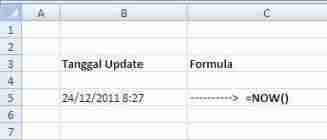 Format Tanggal Menggunakan Menu Format Cell