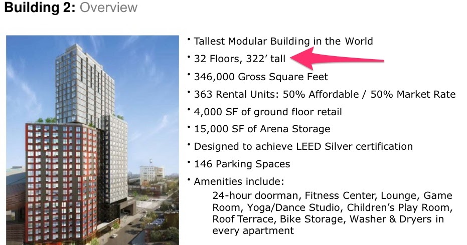 How tall is 461 Dean? 37 feet above what they say (and it's allowed)