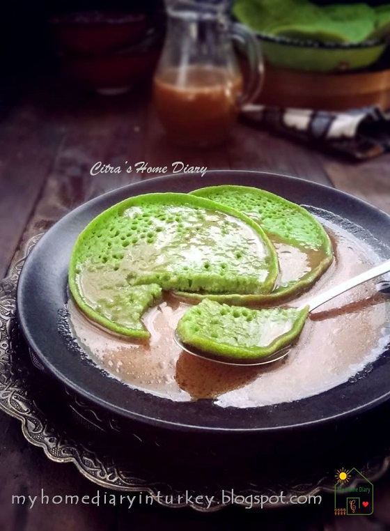 Citra's Home Diary: Serabi Kinca / Traditional Indonesian pancake with ...