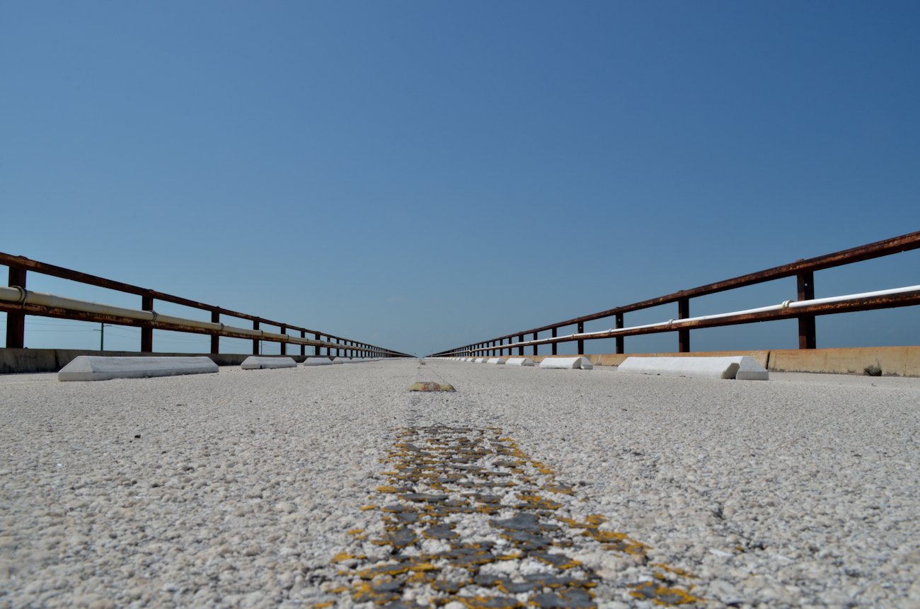 Congo to Cuba, via Miami: The Old 7 Mile Bridge. Florida Keys.