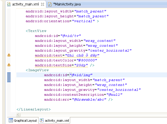 Mobile developer: Lesson 1 – TextView, ImageView, Button