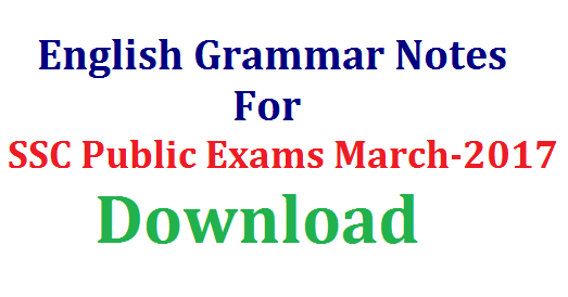 10th Class English Grammar Important Notes Download TRT Telangana TS 10th-class-english-grammar-important-notes-download-trt-telangana-ts