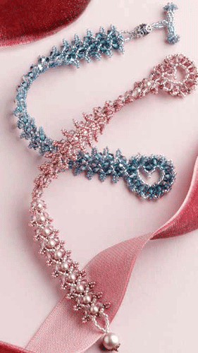 How to Make Beaded Heart Jewelry Tutorials / The Beading Gem