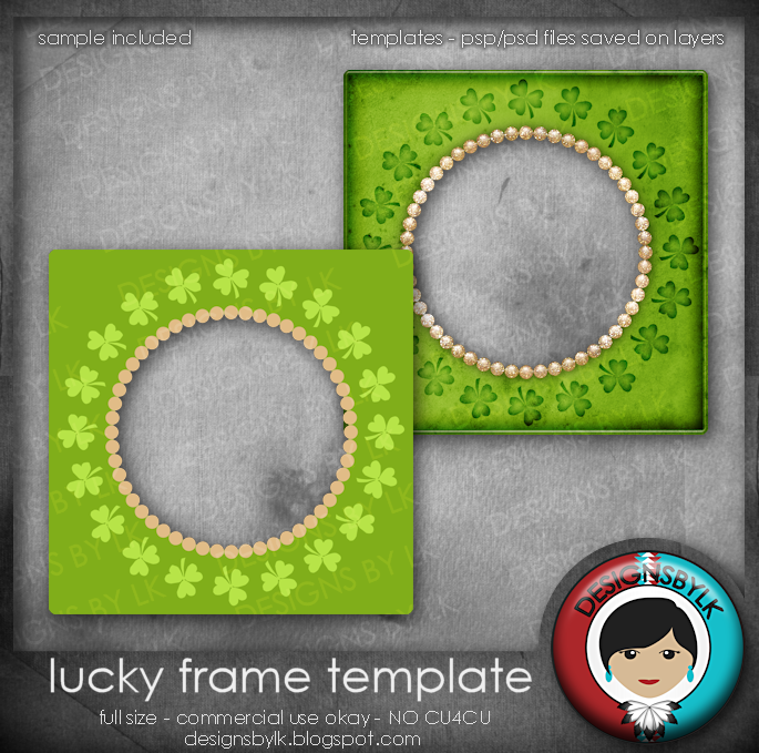 Designs by LK: Lucky Frame :: Freebie