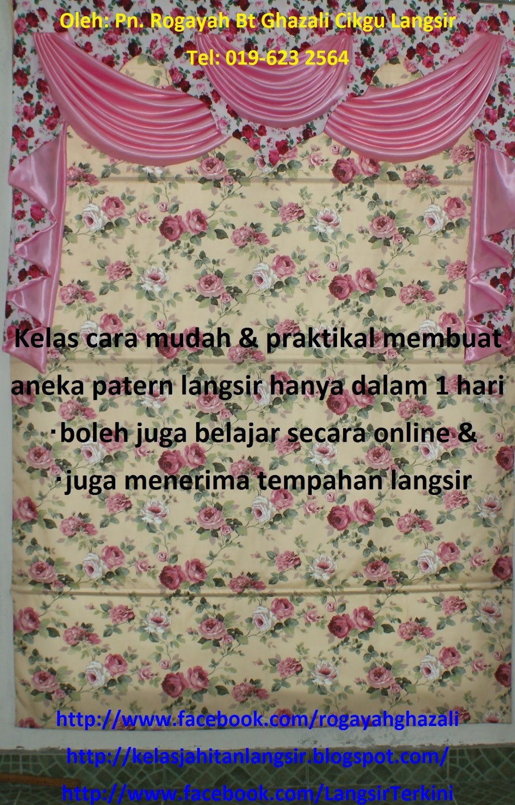 Klik disini utk melihat banyak lagi pattern langsir terkini