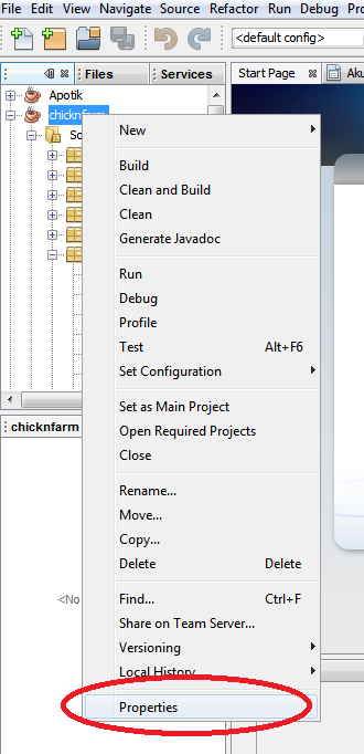 Membuat Startup Project | Java Netbeans