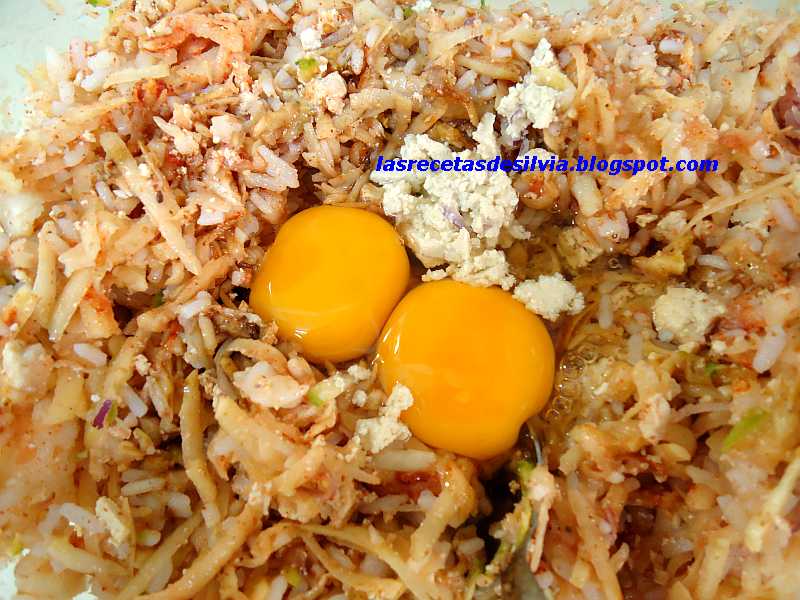 Las recetas de Silvia: Croquetas vegetarianas de papa rallada