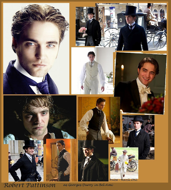 Robert and Kristen Collages: Robert as Georges Duroy in Bel Ami collage #3