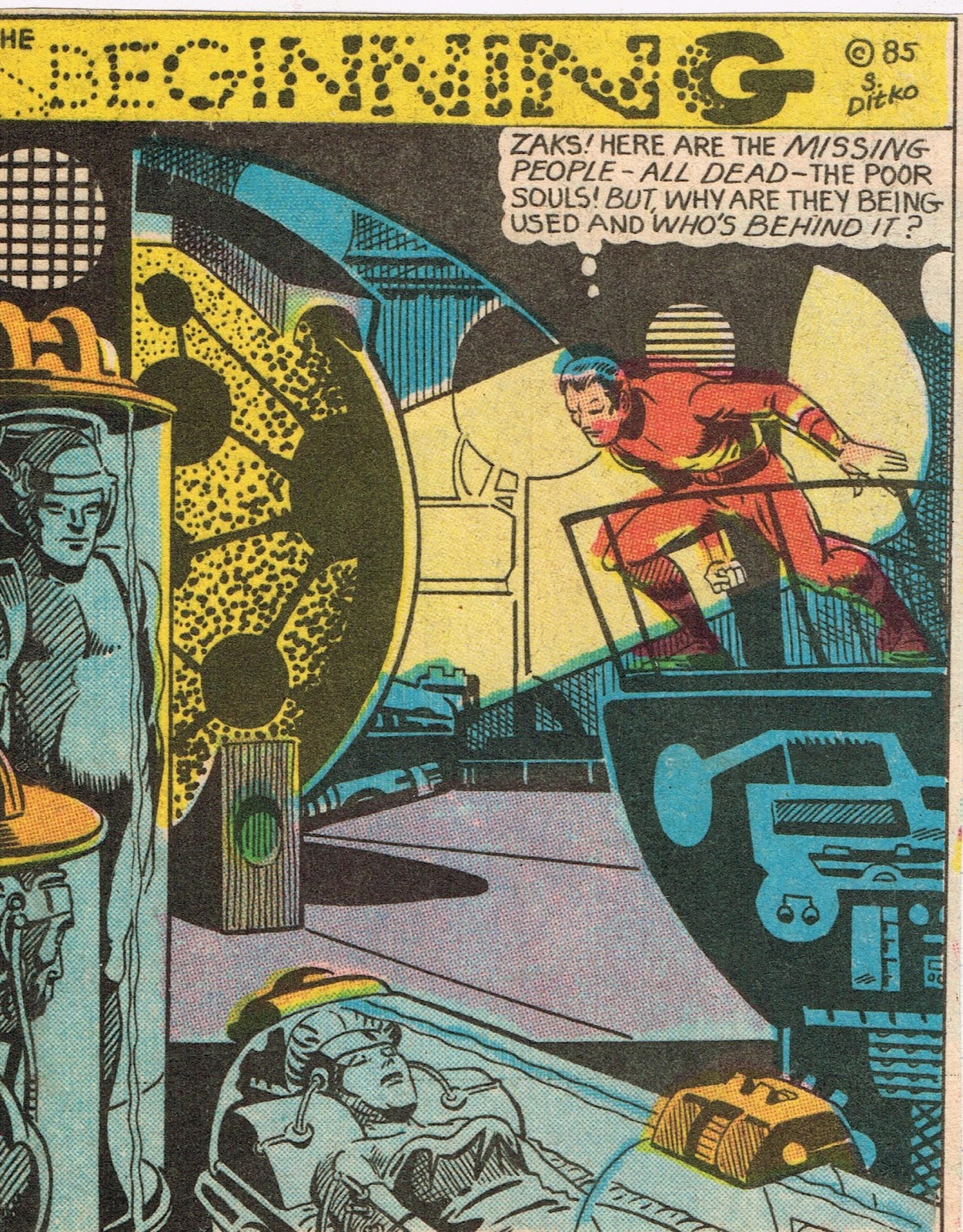 Cap'n's Comics: Some Spacey Steve Ditko