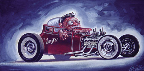 Pretty Greasy: Keith Weesner - Car Culture, Kustom Kulture, Pin-up Artist