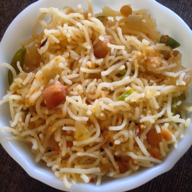 Rice Sevai Upma | Smitha Shrisha's Carpe Diem Spicy Eats