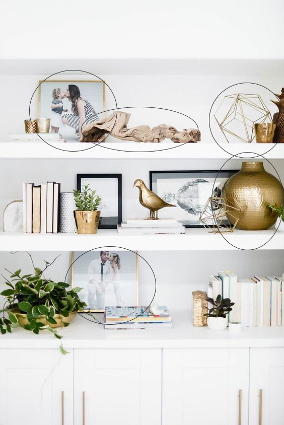 3 No Fail Accessories for Styling Your Bookshelf - Michaela Noelle Designs