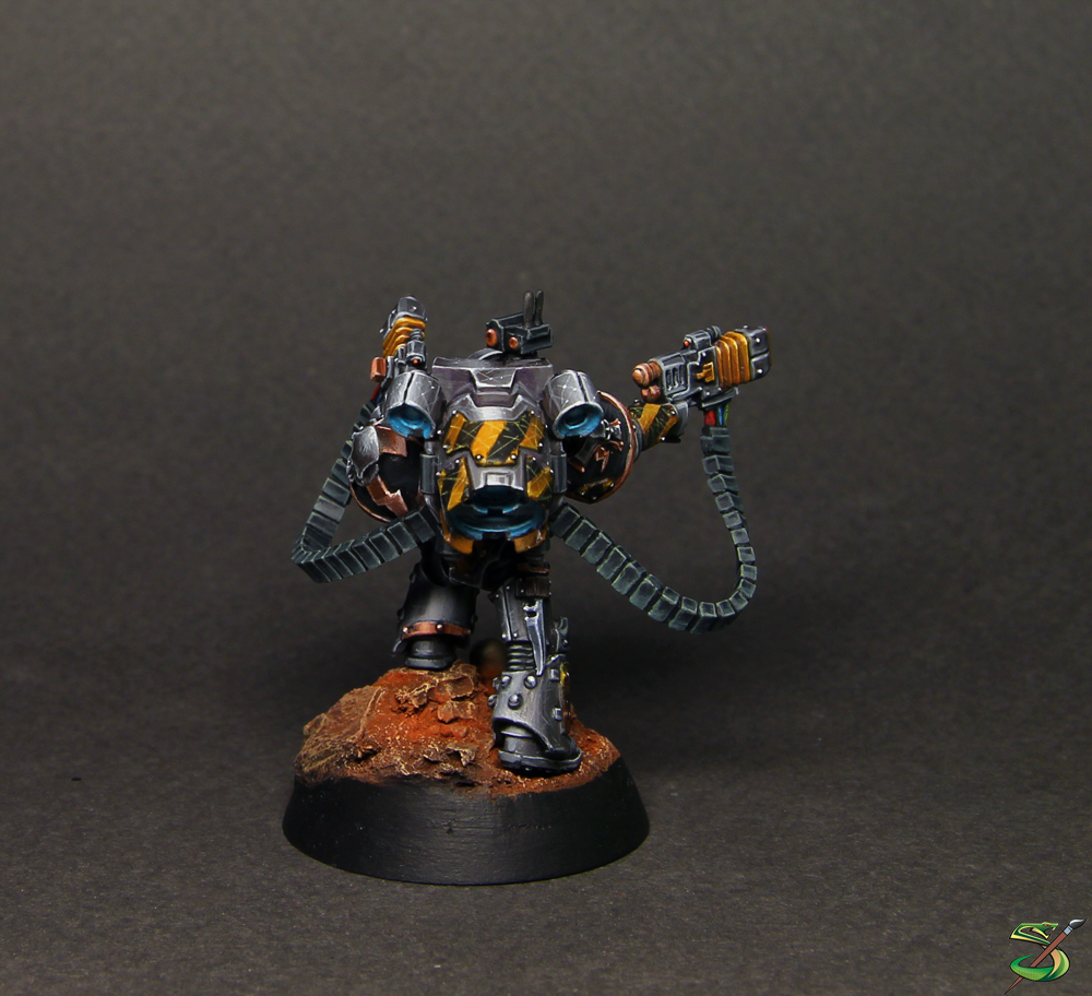 Serpentarium: Iron Warriors Moritat with twin volkite serpentas