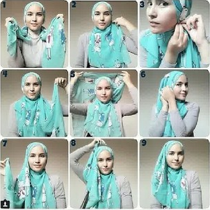 Foto Tutorial Hijab Modern Sederhana Terbaru 2015 | Blog Jilbab Cantik