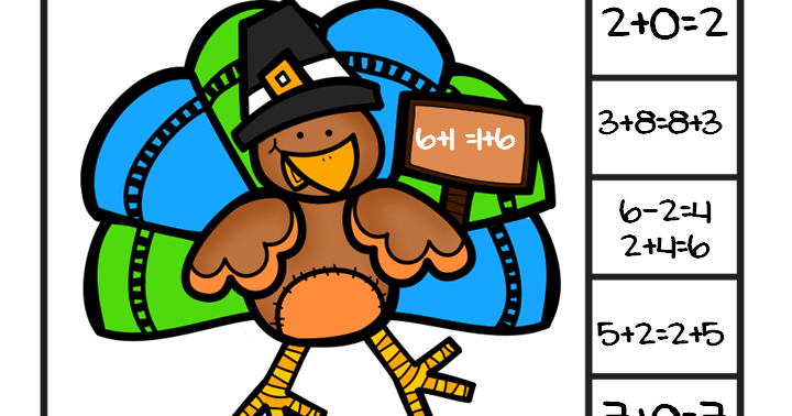 Thanksgiving Themed Task Cards Freebie-Commutative, Inverse, and ...