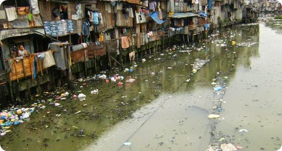 Flowing through Citarum River