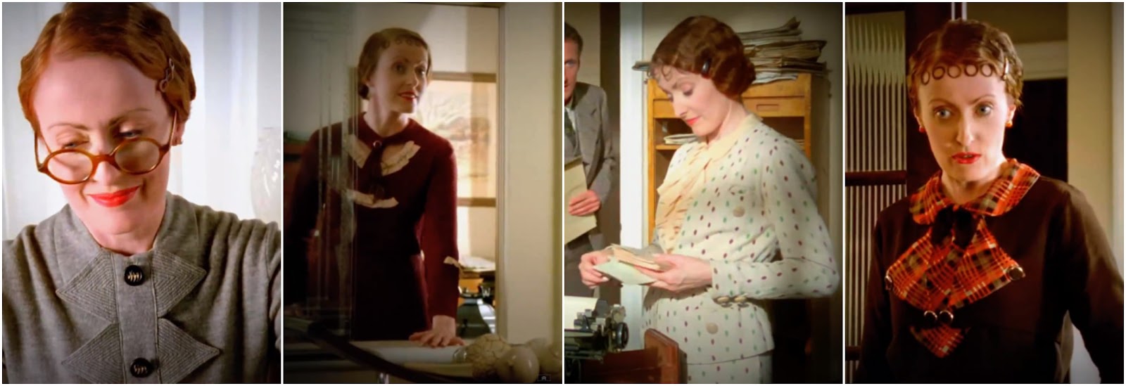 Mode de Lis: Film Fashions · Poirot's Miss Lemon