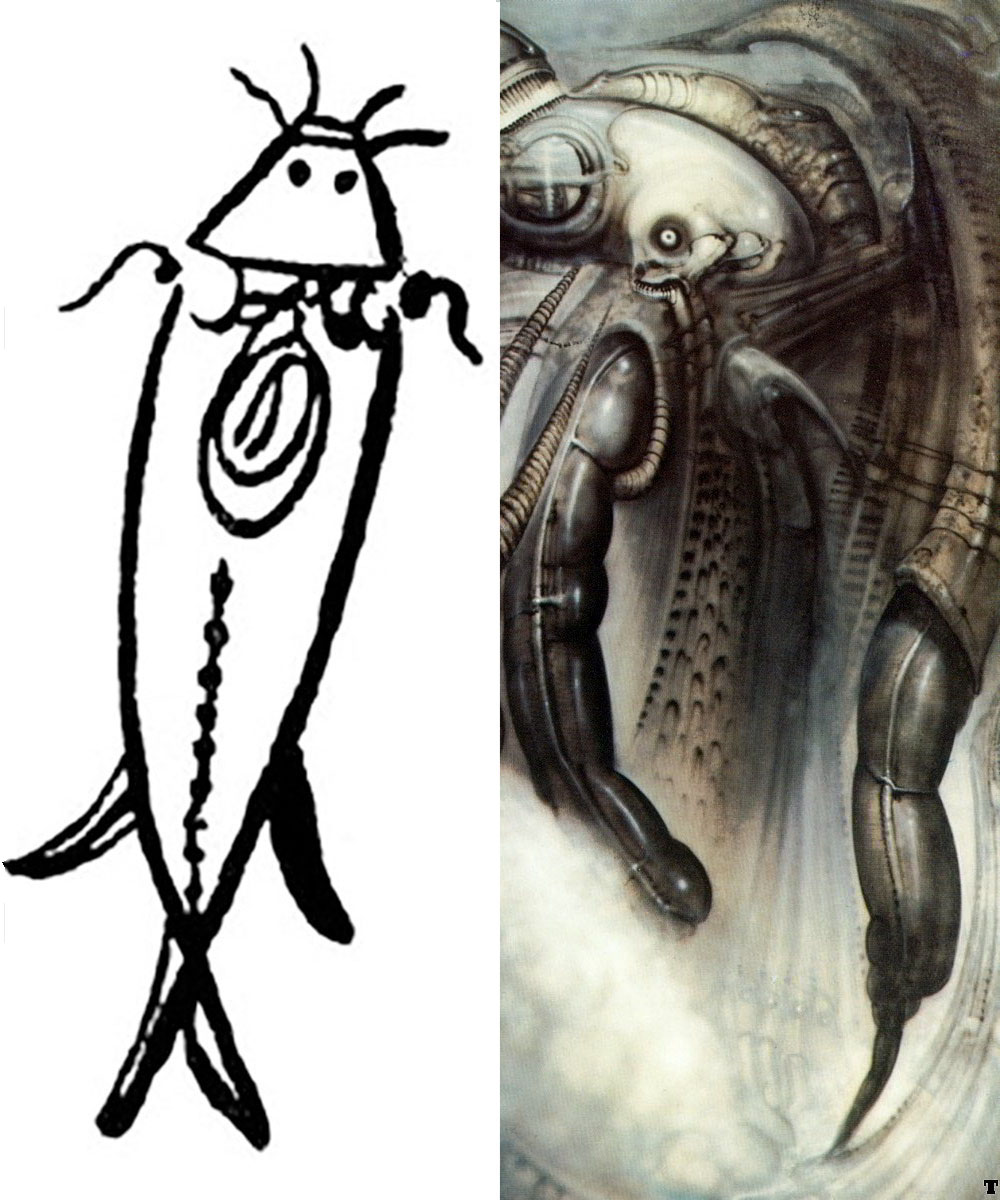 Alien Explorations: HR Giger's Mordor V: The Nommo from the Sirius star ...