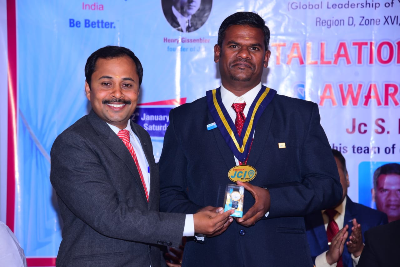 12 Jan 2019 JCI Hosur Lake City Installation Ceremony ~ JCI India Zone 16