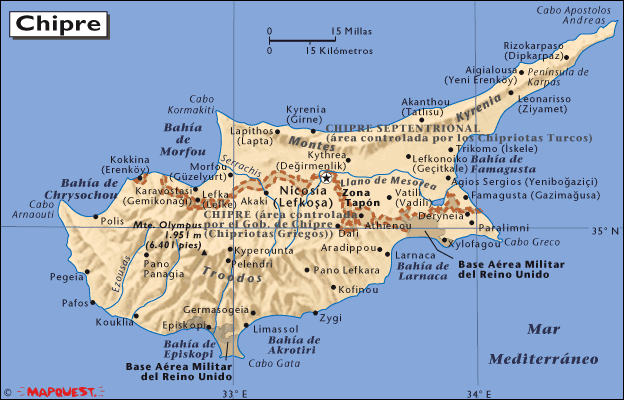 Historia, Geografía y Filatelia: CHIPRE